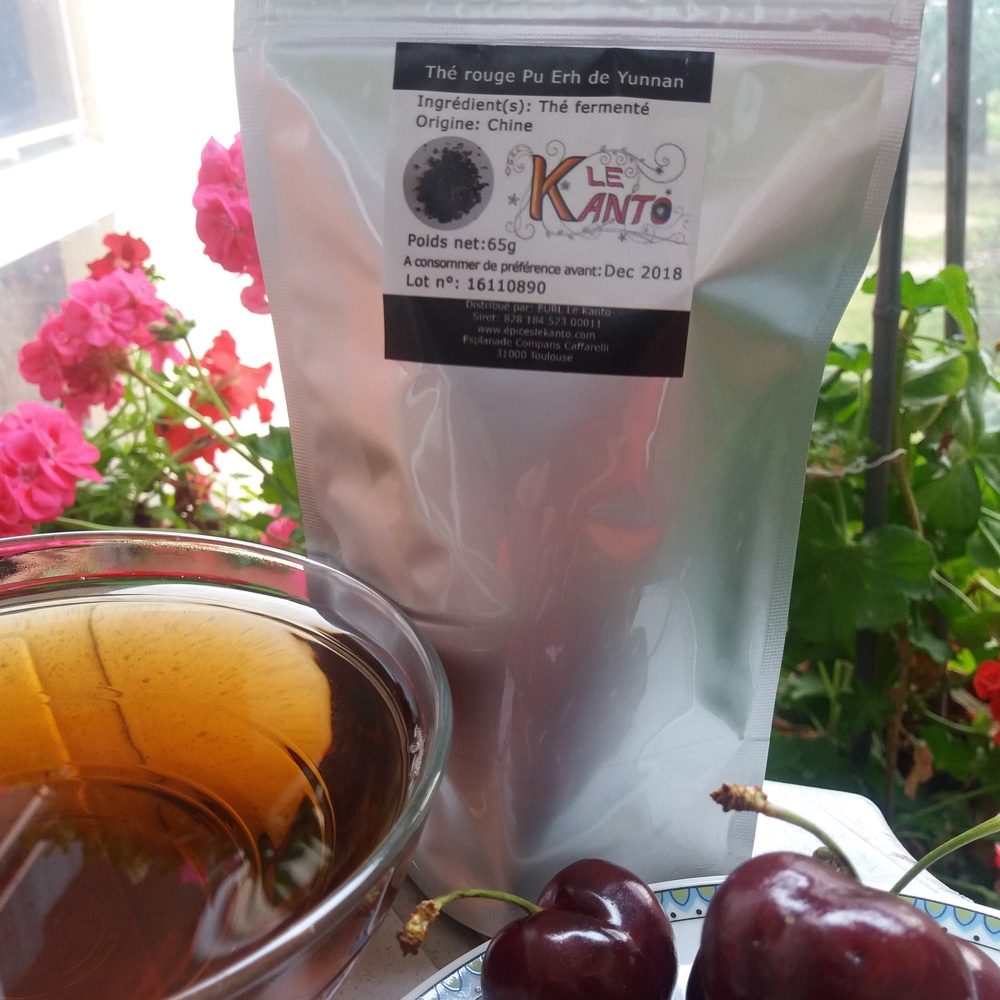 Thé rouge Pu Erh Yunan 28 - 65 gr - Epiceslekanto