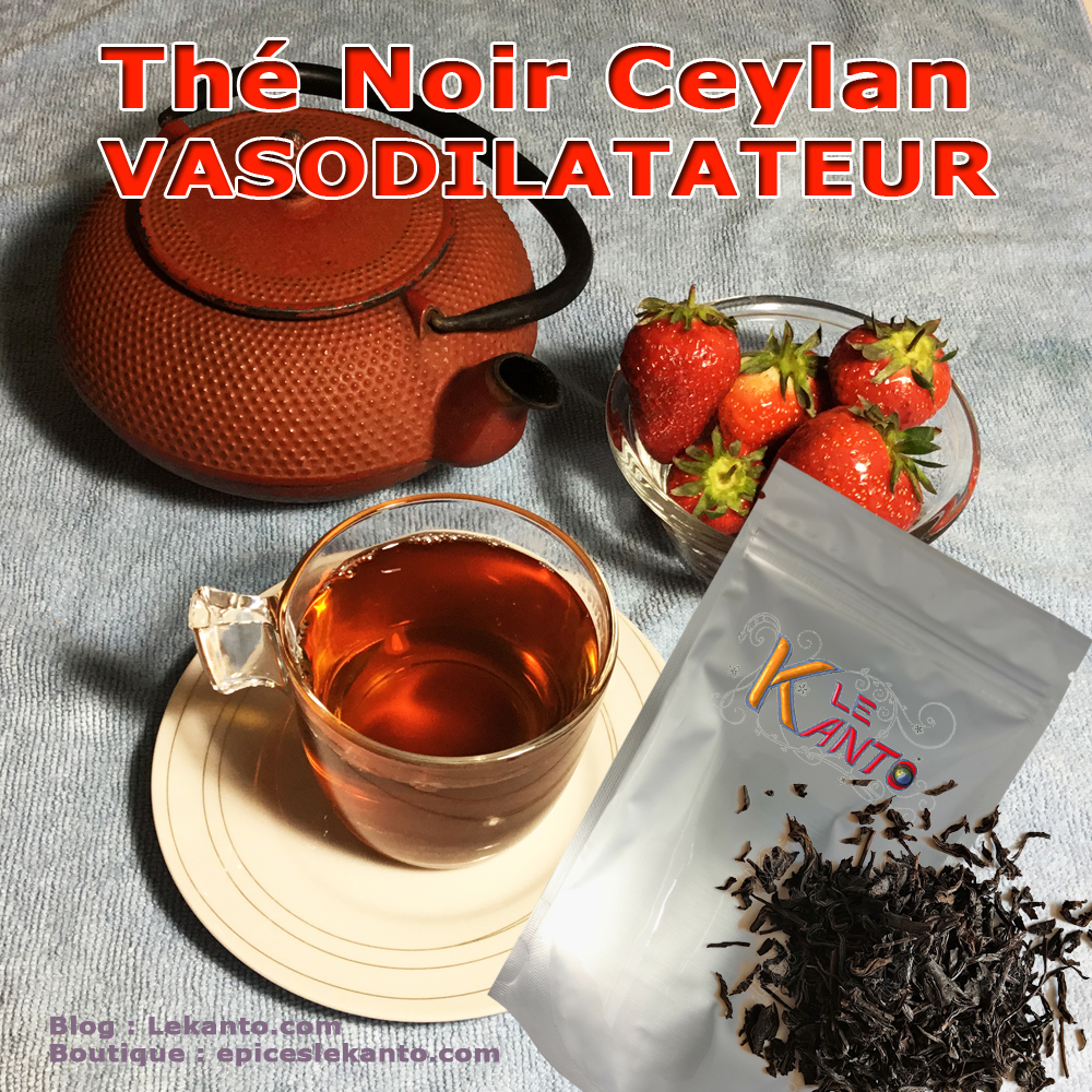 Le Thé Noir de Ceylan ou du Sri Lanka 20 g-50 g-250g - Epiceslekanto
