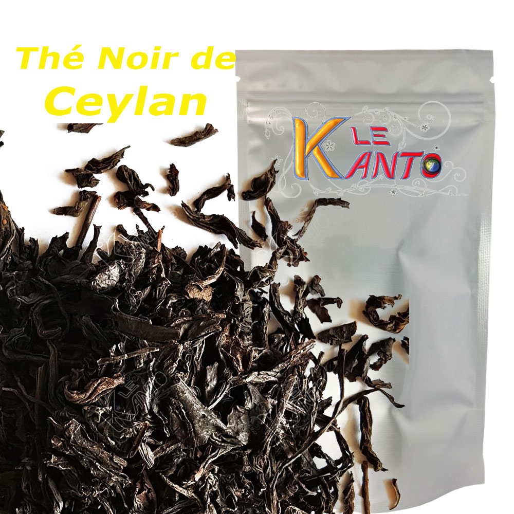 Le Thé Noir de Ceylan ou du Sri Lanka 20 g-50 g-250g - Epiceslekanto