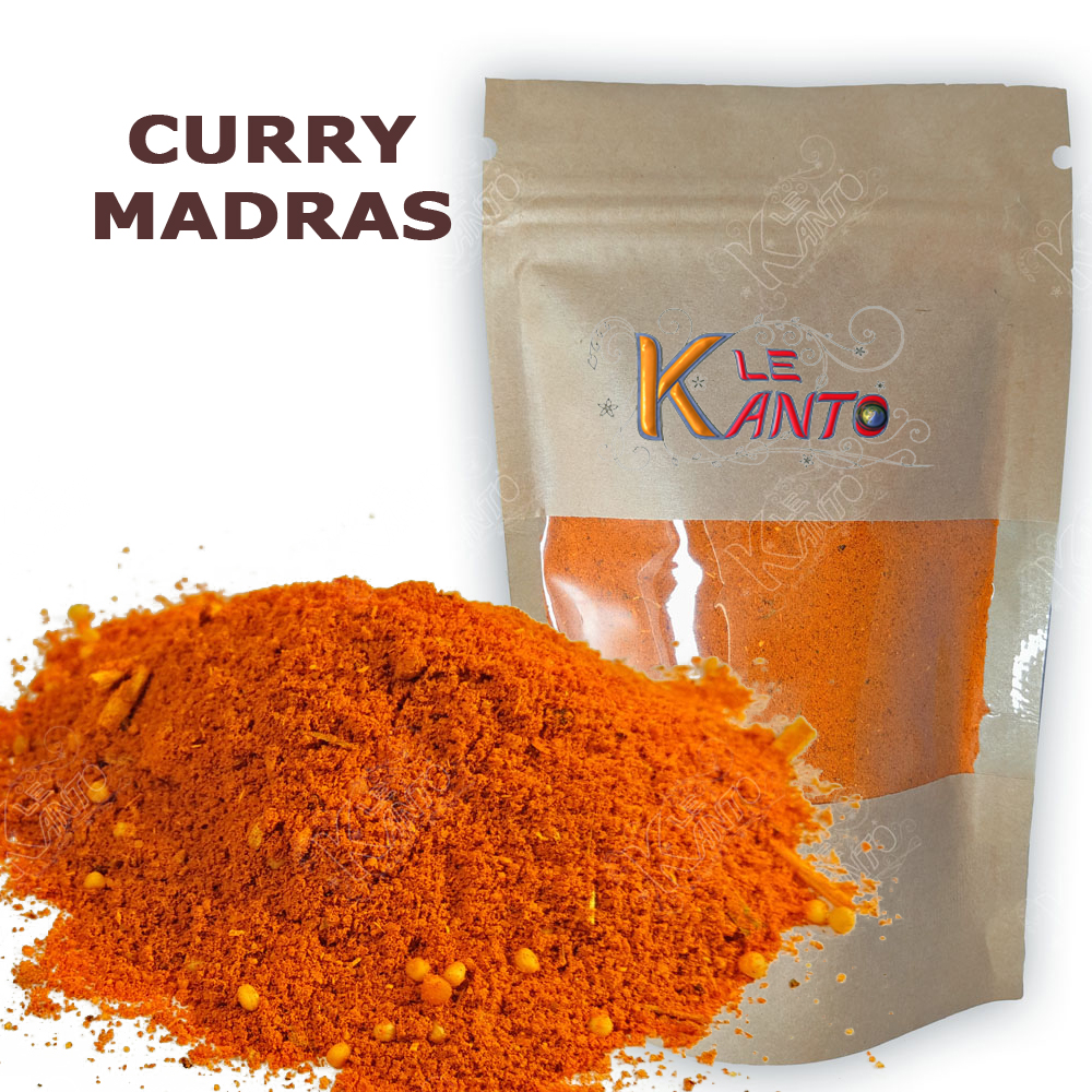 Le Curry Madras à découvrir 50 gr - Epiceslekanto